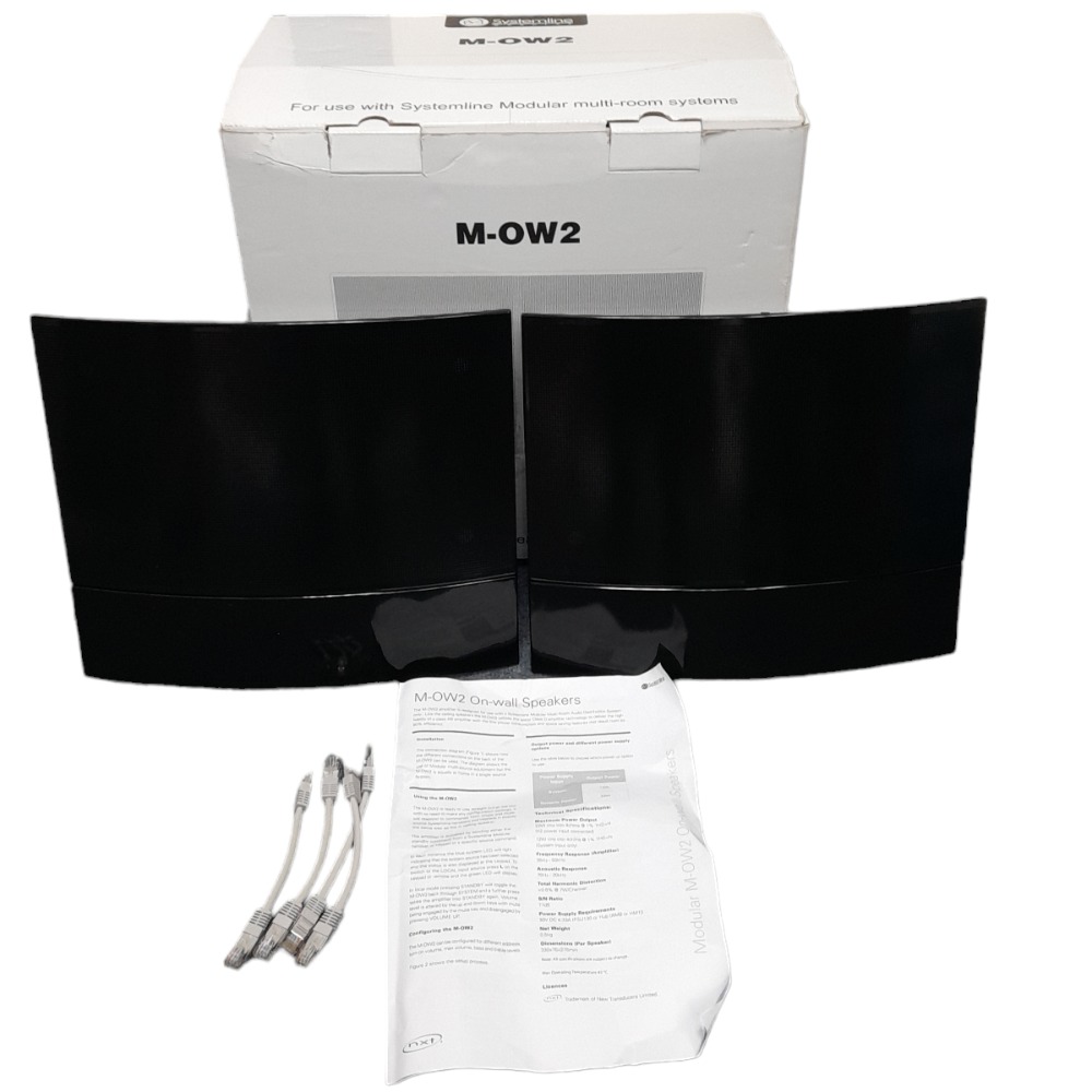 Like New SYSTEMLINE MODULAR M-OW2 WALL SPEAKERS - Own4Less